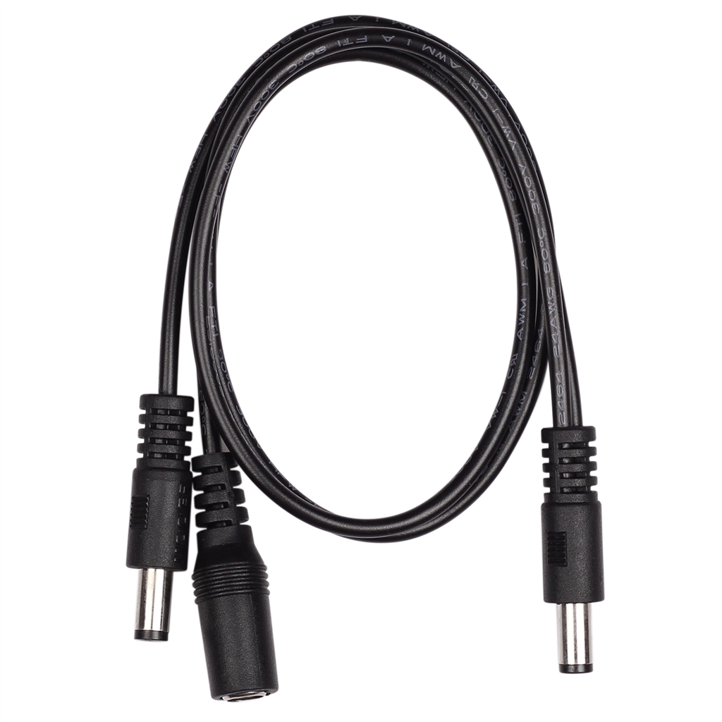 MOOER PDC2S 2-WAY DAISY CHAIN CABLE - STRAIGHT - The Exeter Music Depot